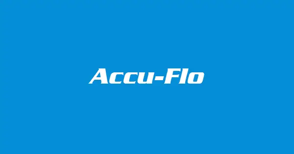 Accu-Flo | What's New